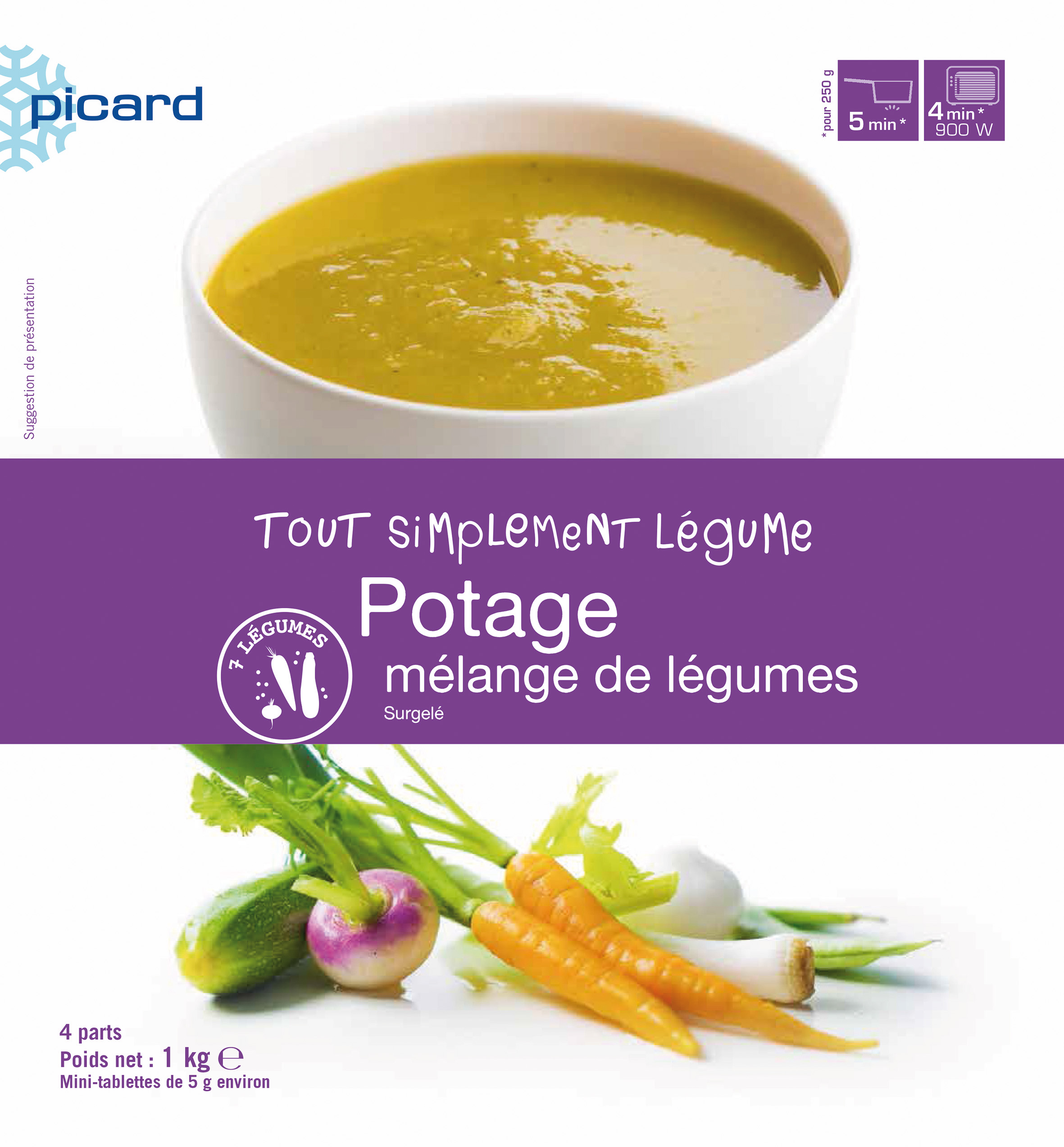 Création des packs de gamme – Picard – agence SCORE DDB