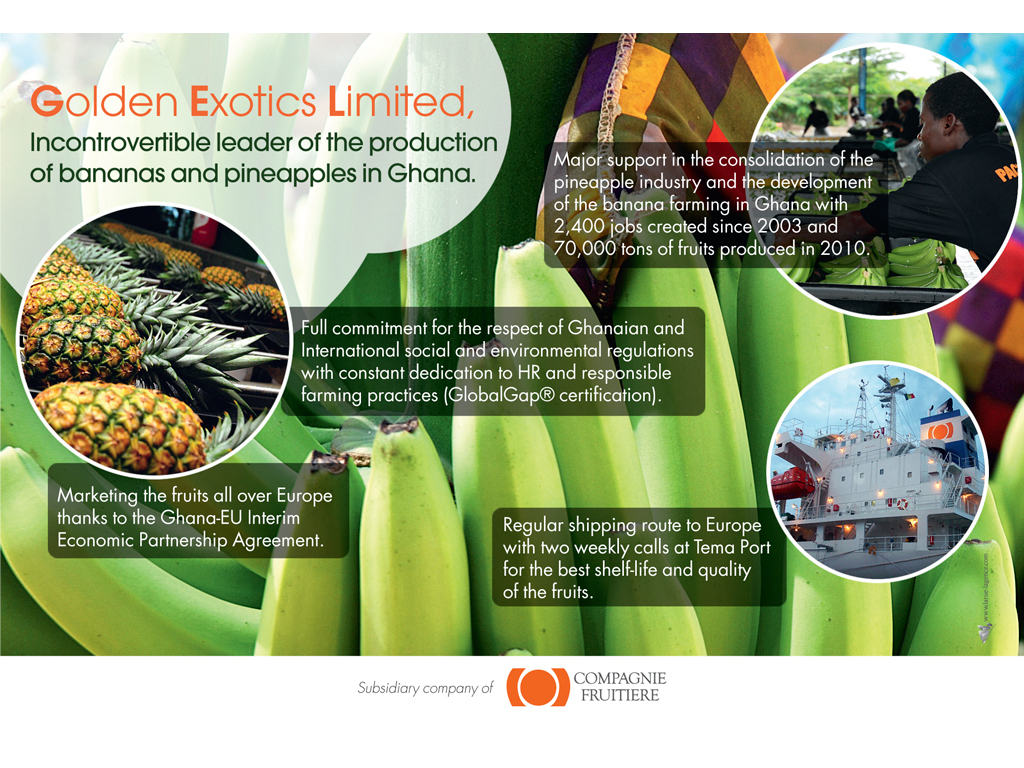 Golden Exotics Limited – Compagnie Fruitière – agence La Rue
