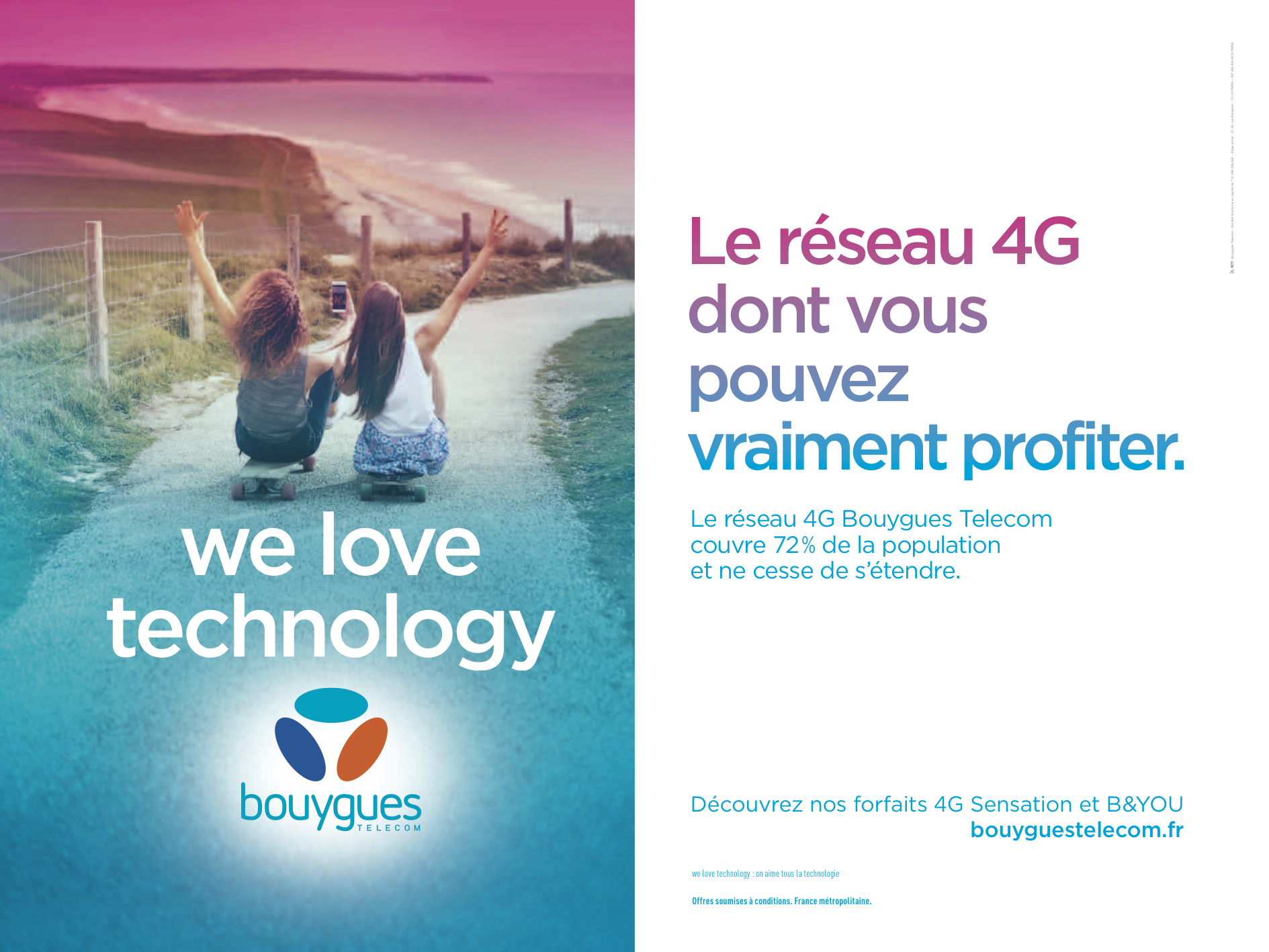 Nouvelle signature de marque pour Bouygues – Bouygues Télécom – agence BETC Paris