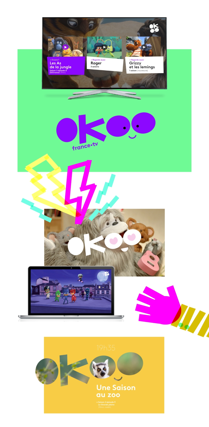 Identité nominale et visuelle d’OKOO, la nouvelle offre enfants ...