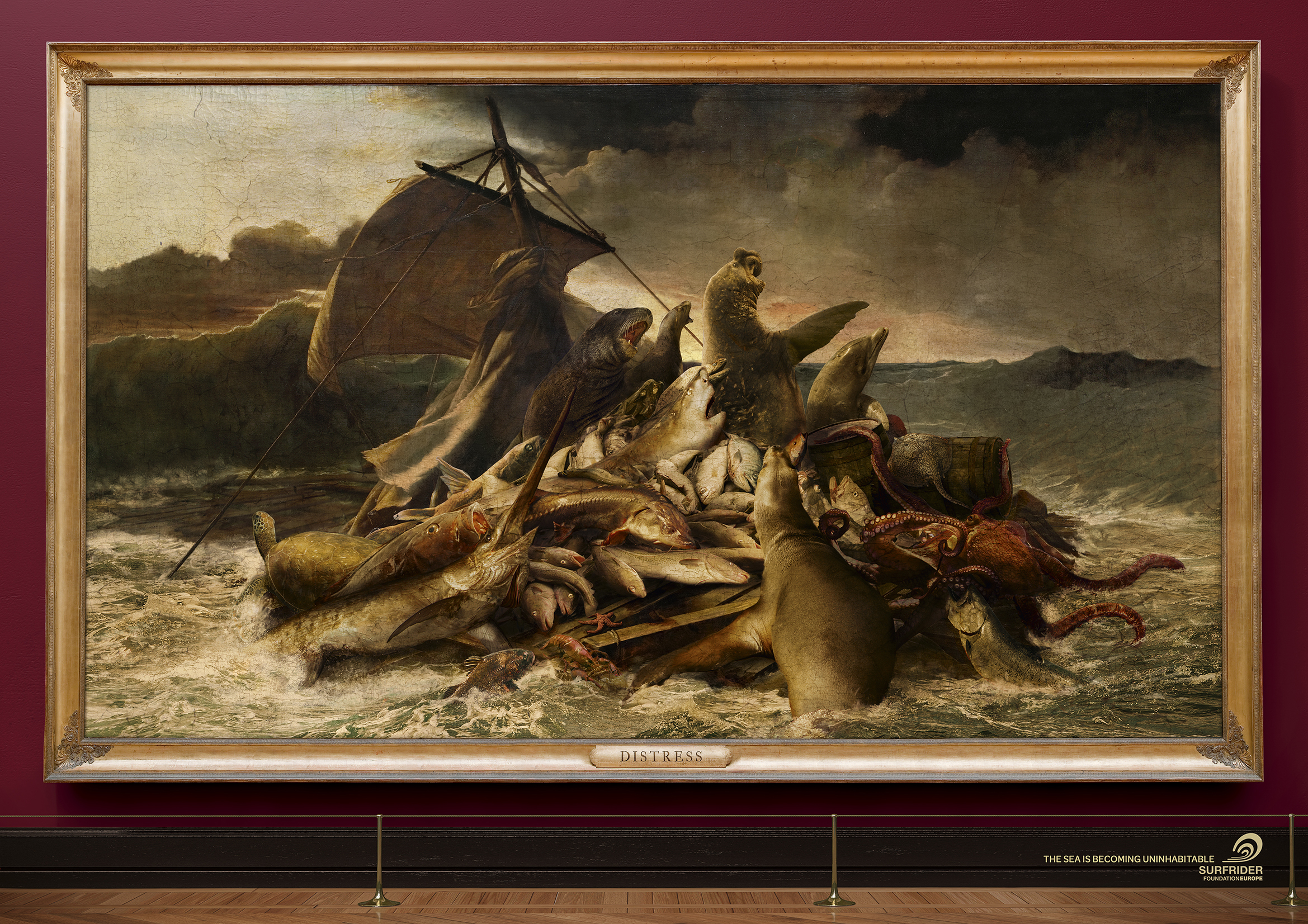 Le Radeau de la Méduse - affiche événementielle - Surfrider Foundation ...