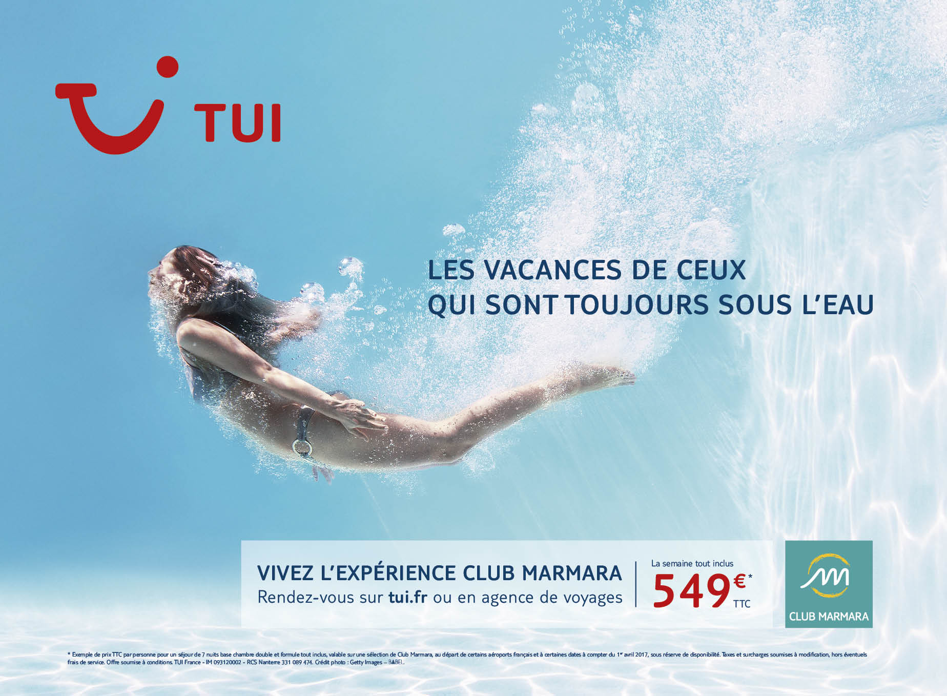 Campagne de communication – Affichage TUI - TUI - agence Babel